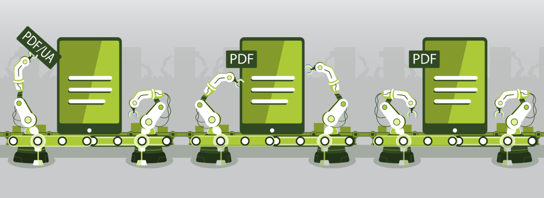How accessible PDFs can be created automatically: Challenges and approaches - axes4